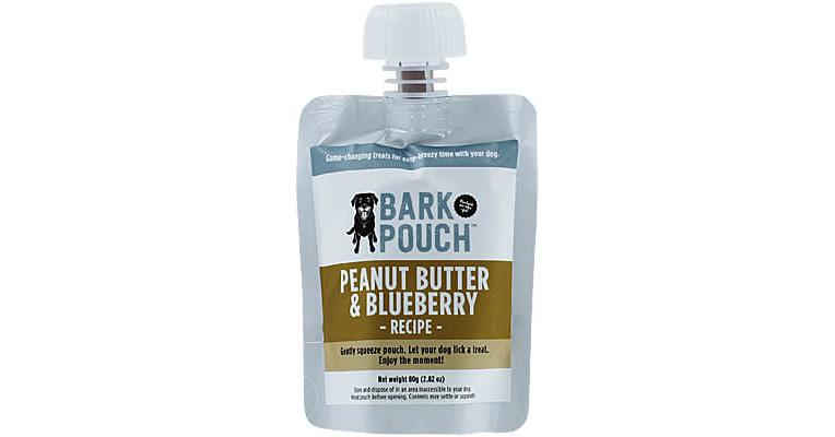 Bark Pouch - Peanut Butter & Blueberry, 80 gm Pouch - Clean Run